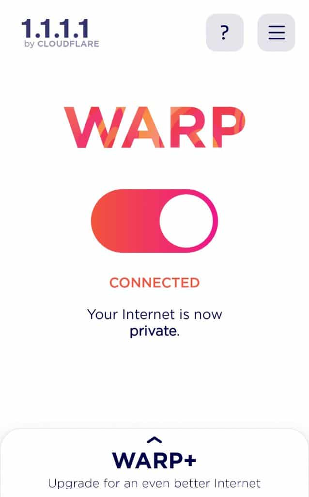 Cloudflare Warp Free VPN | Makes Your Internet Safer