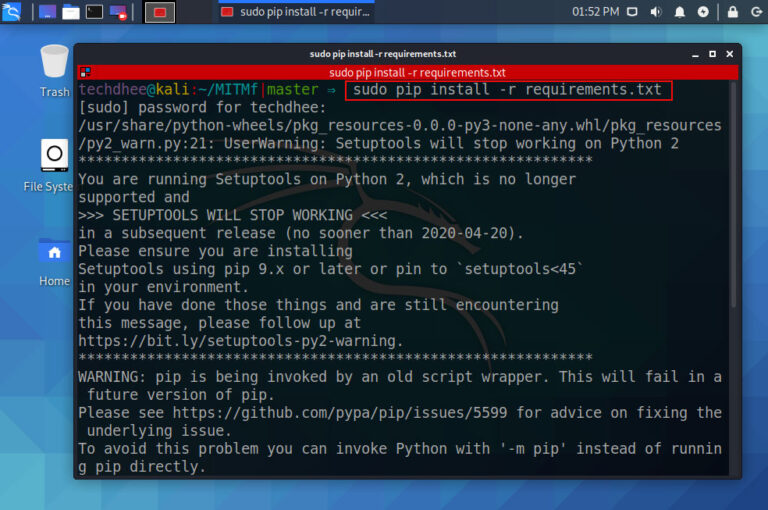 How to Install MITMf Framework in Kali Linux 2020.2 | TECH DHEE